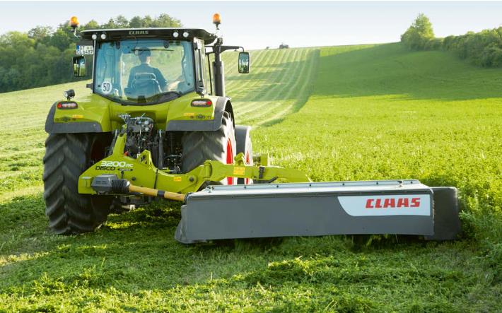 Claas Disco 3200 RC Contour Specyfikacja & Dane Techniczne (2014-2018)