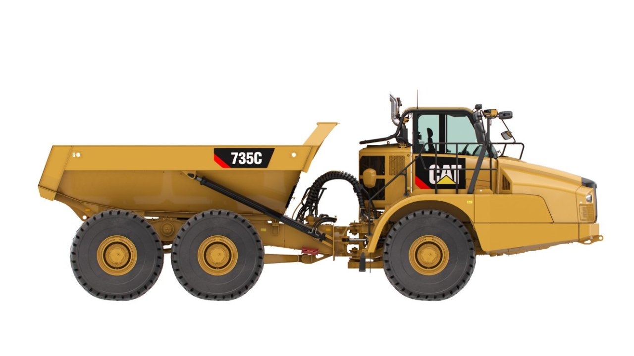 Caterpillar 735C Specyfikacja & Dane Techniczne (2015-2019)